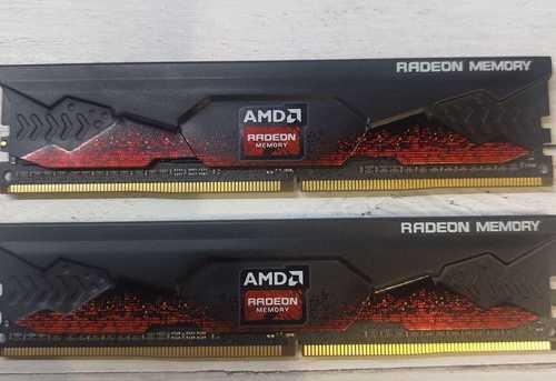 Оперативная память AMD ddr4 16gb