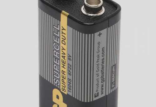 Батарейка крона GP Supercell 6F22 9V, солевая