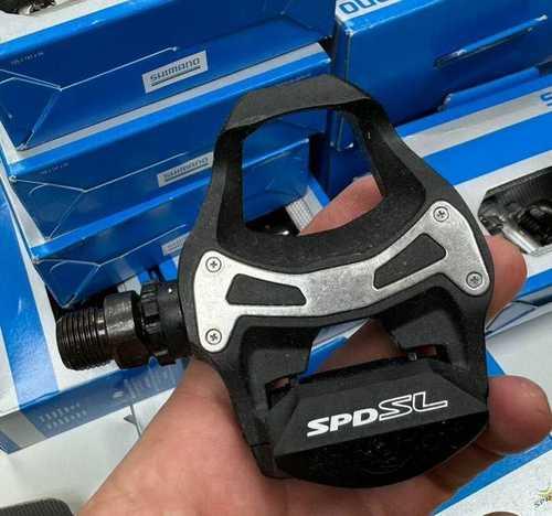 Педали контактные Shimano R550 SPD-SL, с шипами SH