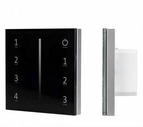 Arlight Панель Sens smart-P17-DIM Black (230V, 4 з