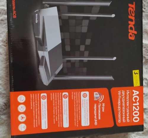 Wifi роутер tenda ac6