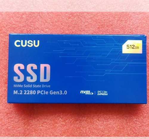 Новый SSD M2 NVMe 512gb 2280