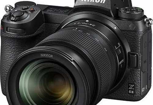 Новая камера Nikon Z6 II + объектив 24–70 мм f4 EU