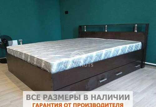 Кровать двуспальная 180х200 с ящиками