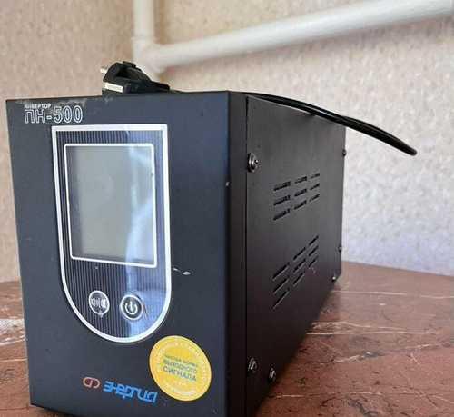 Ибп инвертор Энергия пн-500 + аккумулятор 100 А/ч