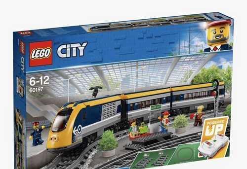 Lego City пассажирский поезд 60197