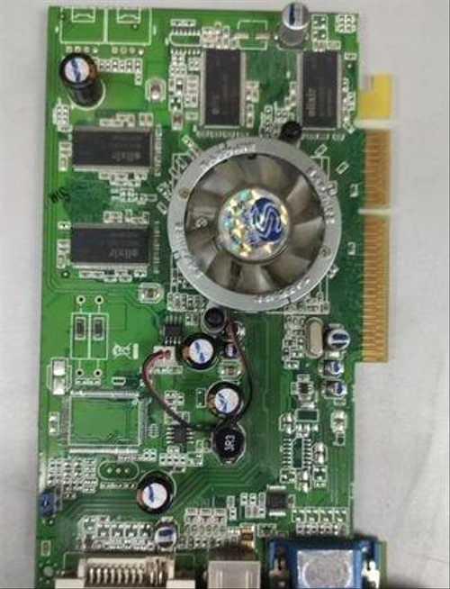 Видеокарта AGP sapphire ATI Radeon R9550 128M DDR