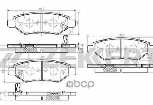 Колодки торм. диск. задн. Cadillac CTS II 08