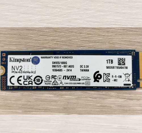 Ssd m2 nvme 1tb kingston pcie 4.0 гарантия win 11