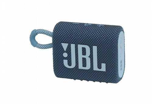 Колонка портативная JBL GO3, синяя