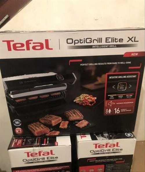Гриль Tefal Optigrill Elite XL 760d30 большой