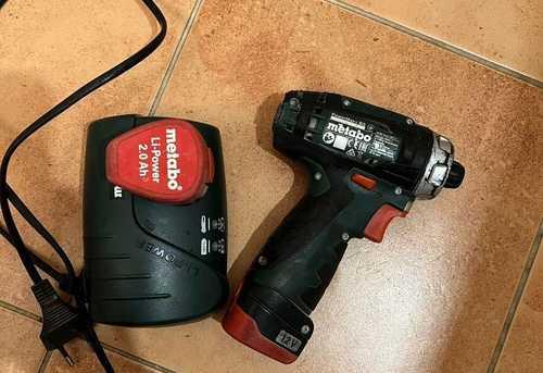 Metabo powermaxx bs12 шуруповерт оригинал