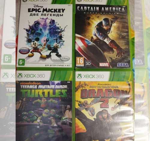 Dragon2, epic mickey, captain America, turtles