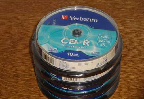 CD-R Verbatim Extra Protection (China) 4x10 шт