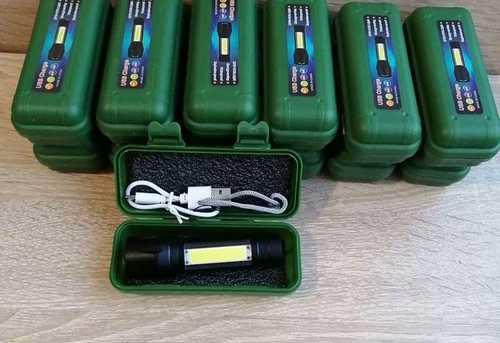 Фонарик малый с USB зарядкой, zoom