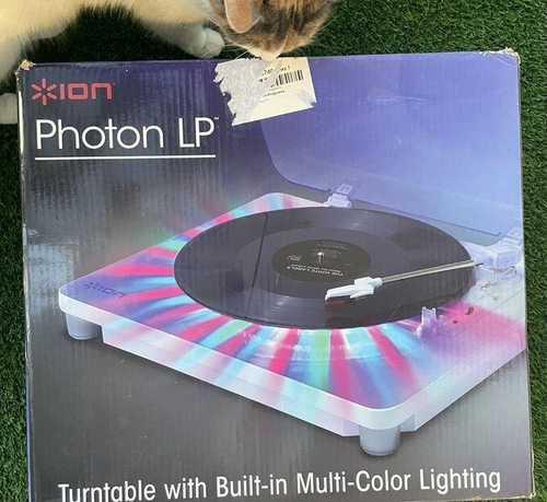 Виниловый проигрыватель ion photon lp