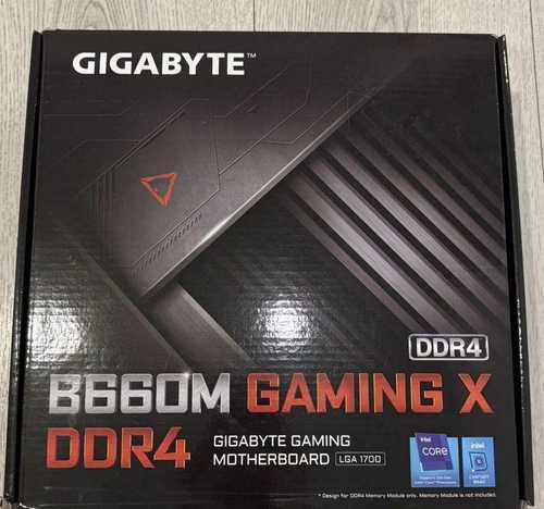 Материнская плата gigabyte b660m gaming x ddr4