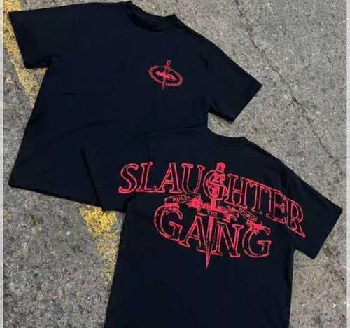 Футболки Corteiz x 21 Savage Slaughter Gang