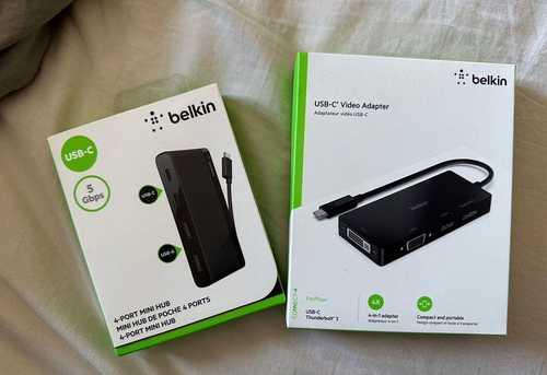 Belkin адаптер 4-potr mini hub