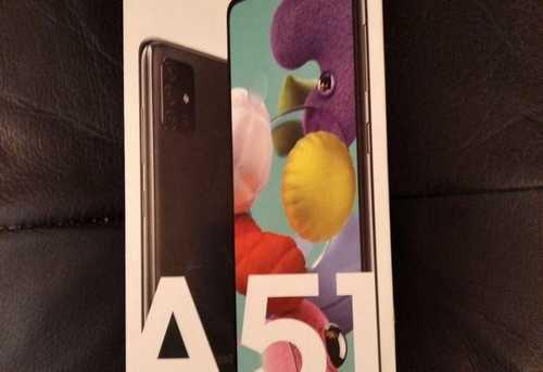 Коробка Упаковка телефона Samsung Galaxy A51 128g