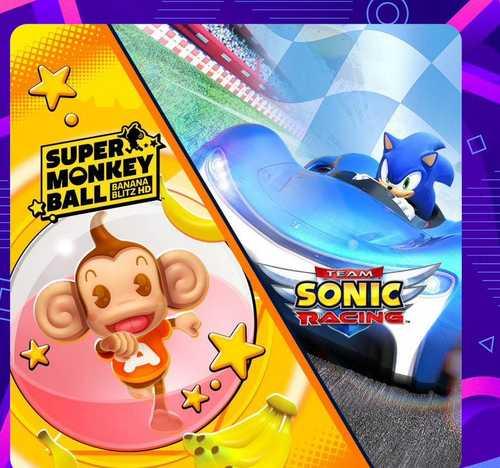 Team Sonic Racing and Super Monkey Ball: ps4 и ps5