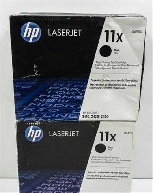 Картриджи лазерные HP Q6511X – 11X черные