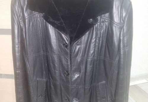 Кожаная куртка мужская размер 46-48