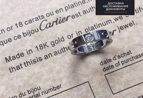 Обручальное кольцо Cartier Love, 1 бриллиант 0,25c