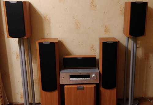 Домашний кинотеатр wharfadale yamaha technics