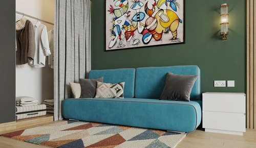 Стильный и компактный прямой диван «Роял»
