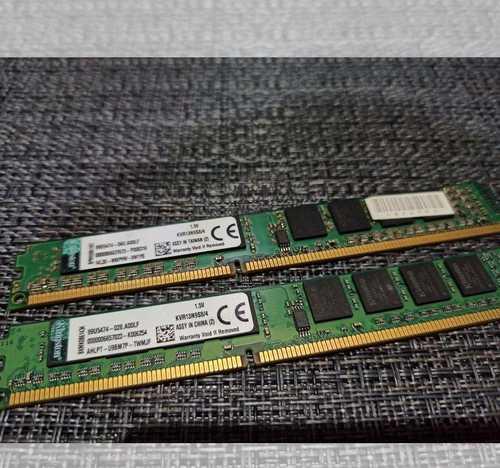 Оперативная память DDR3 2/4GB 1333 Kingston