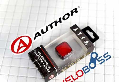 Задний USB фонарь для велосипеда author 40 lumen