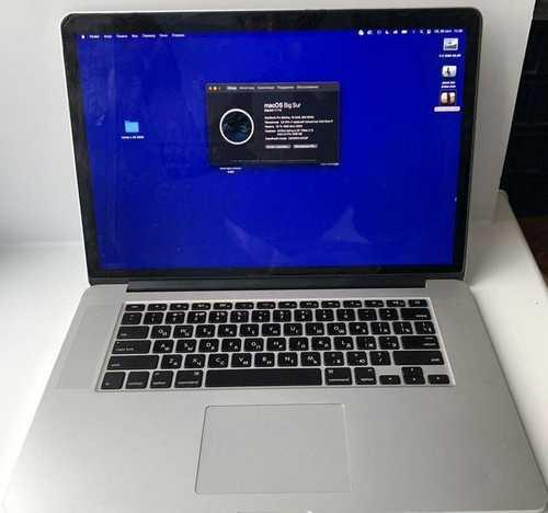 Apple macbook pro 15 retina 2014 2,8 i7