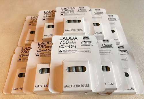 Батарейки ladda IKEA 750mAh и 2450mAh