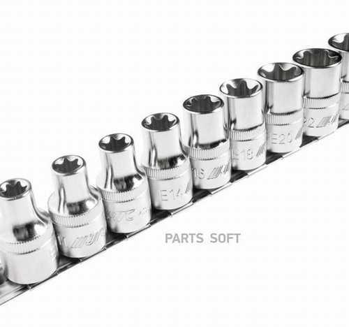 Набор головок торцевых 1/2 torx Е10-Е24 9 предметов JTC JTC / jtch409E