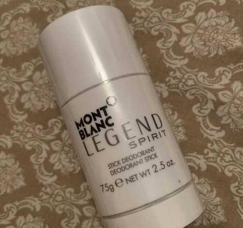 Montblanc legend spirit stick deodorant.Оригинал