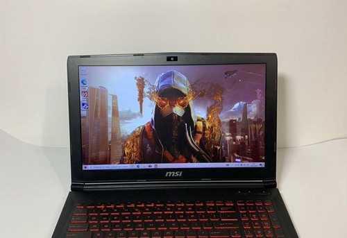 Игровой ноутбук MSI 120hz / GTX 1060 6gb