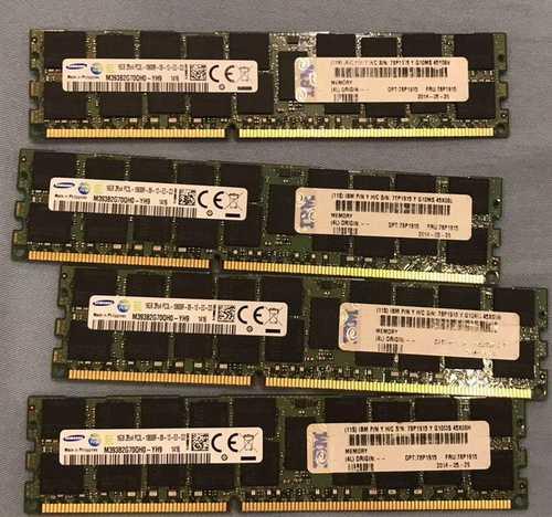 Серверная оперативная память ddr3l samsung 16gb