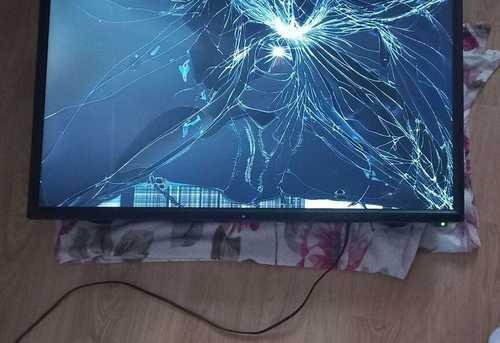 Телевизор dexp smart tv разбитый