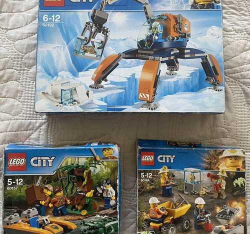 Lego city 60192, 60157, 60184