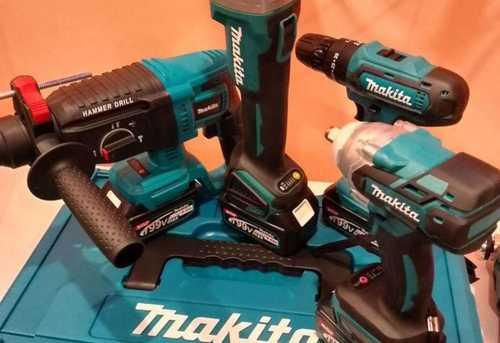 Набор аккумуляторного инструмента makita 4 в 1