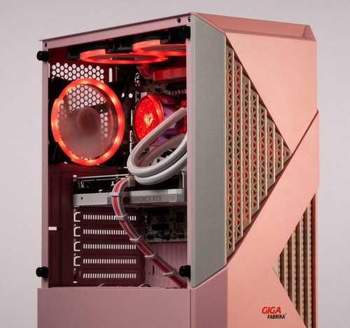 Игровой пк atlas135 RTX 4060 8GB NEW i5-12400F Evesky firerose F3-A pink