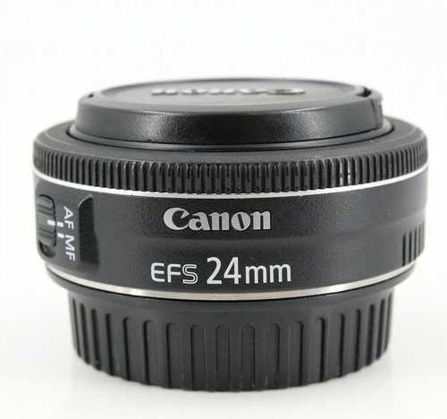 Canon EF-S 24mm f/2.8 STM отл. сост., гарантия