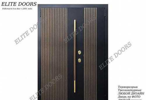 Дизайнерская широкая входная дверь ED-276
