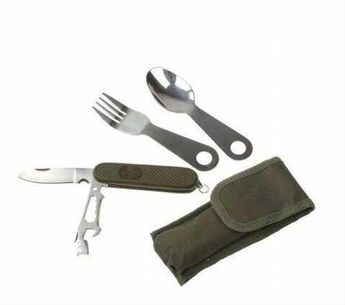 Походный набор столовых приборов ложка, нож, вилка