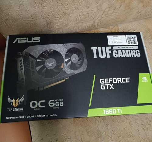 Видеокарта gtx 1660 super tuf