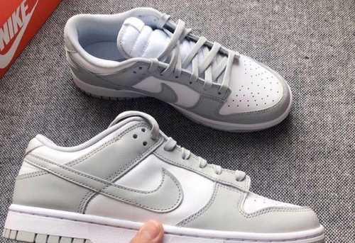 Кроссовки Nike sb Dunk low retro grey серые данки