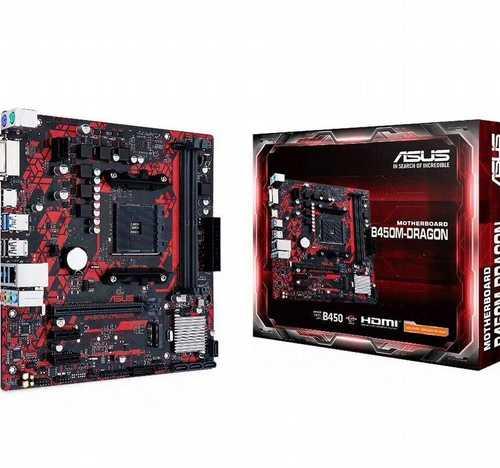 Материнская плата asus B450M dragon