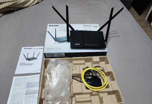 WiFi роутер Dlink DIR-815 мощный, полный комплект