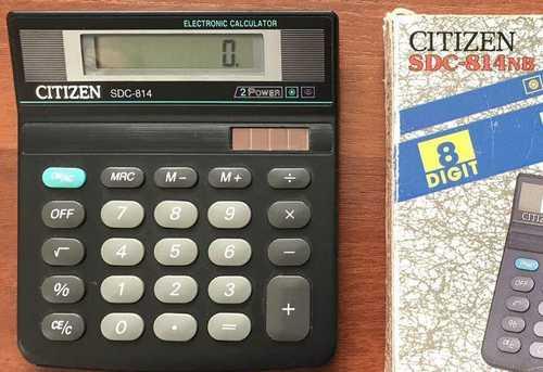 Калькулятор настольный citizen SDC-814NB